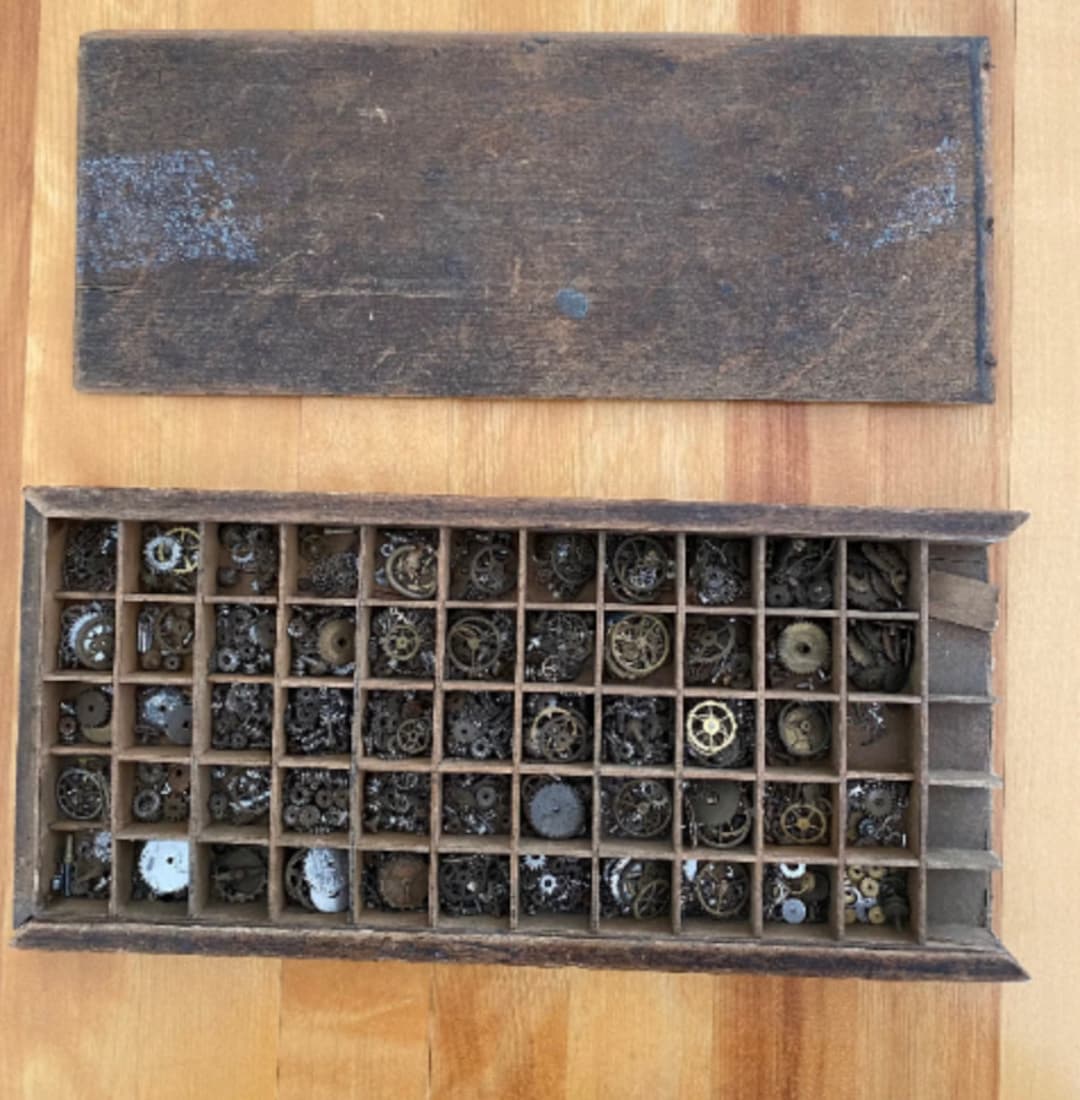 Vintage Watch Parts Box Original, Parts Included, AS IS Condition, See ...