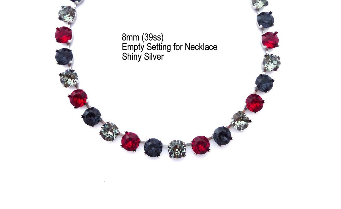 Necklace Base for Jewelry Making 8mm 39ss Empty Cup Chain | Etsy