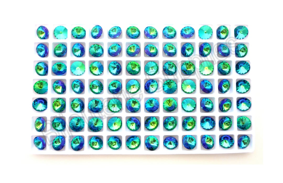 Aurora Sphinx Loose Crystals, 1122 8mm Round Pointy Top Rivoli, Point ...