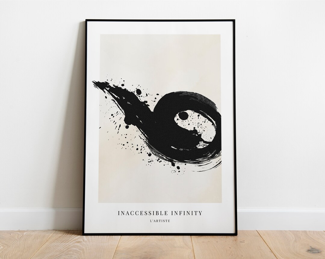Abstract Poster Inaccessible Infinity, Illustration - Etsy