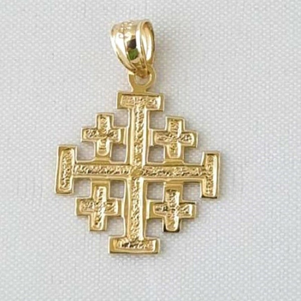 Jerusalem Cross Pendant - Etsy