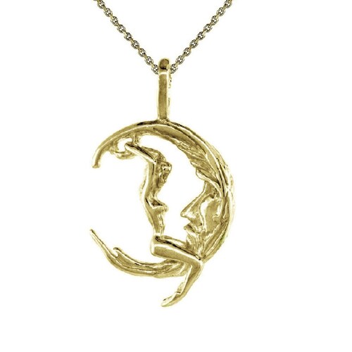 Moon Rider Pendant - Etsy