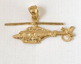 Helicopter Pendant | Etsy