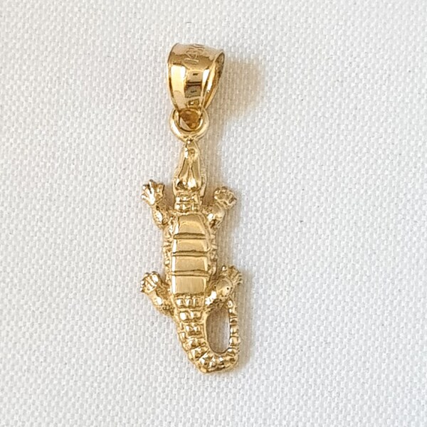 Gold Alligator - Etsy