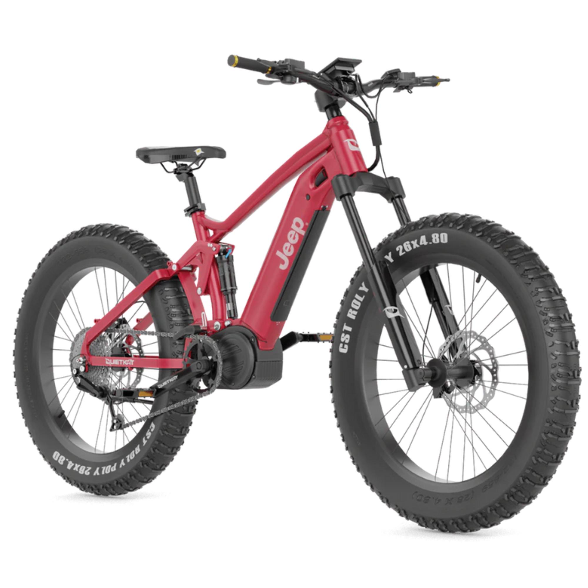 New Jeep E-bike in Red 3D Model Fat Tire Mountain Bike 3D Model Stl ...