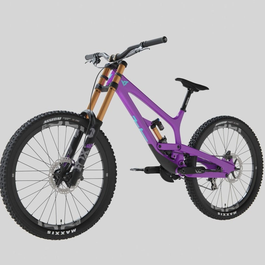 Hot Downhill Mountain Bike YT Tues DH Textured High Poly 3D Model Blend ...