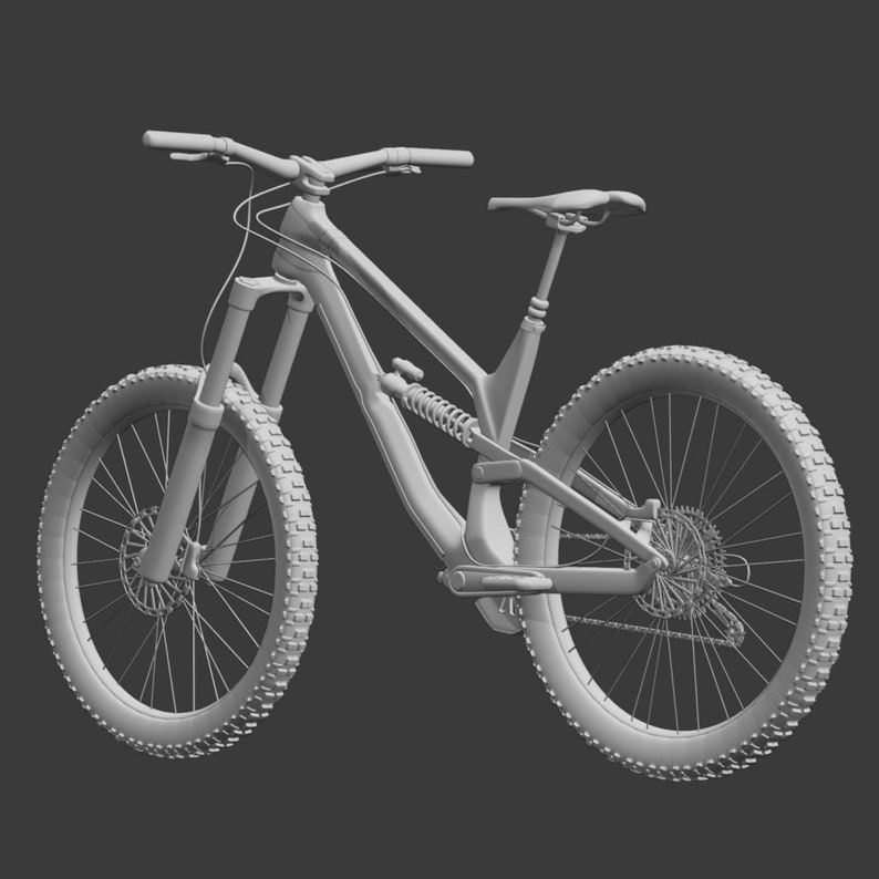 Limited Stock Canyo Torque Full Suspension 3D MTB Bike Enduro MTB Bicycle Blend, Dae, Fbx ,obj ...