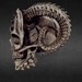 Demon Skull Textured 3D Print Model Original Formats OBJ, USDZ, Gltf ...
