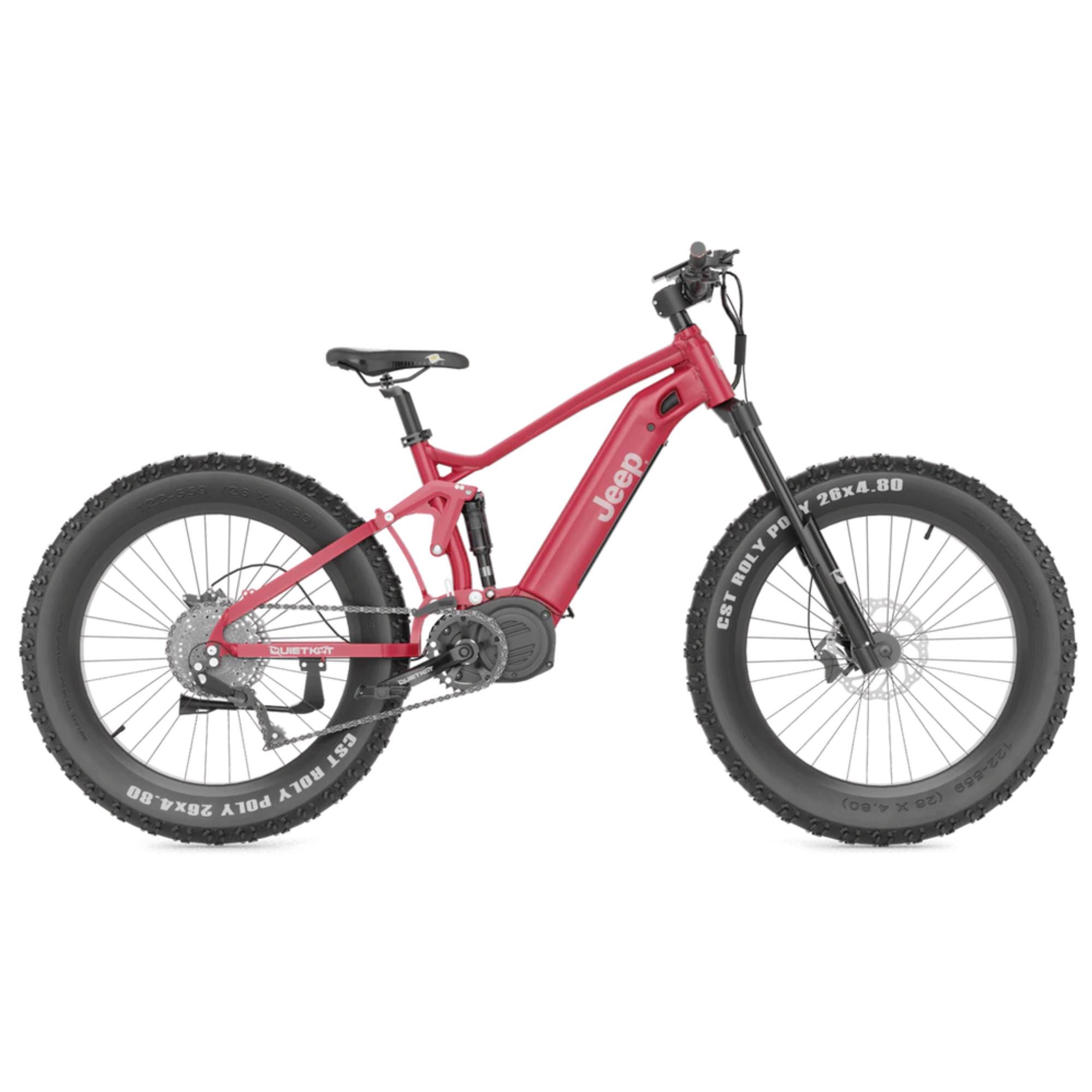New Jeep E-bike in Red 3D Model Fat Tire Mountain Bike 3D Model Stl ...