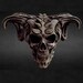 Demon Skull Textured 3D Print Model Original Formats OBJ, USDZ, Gltf ...
