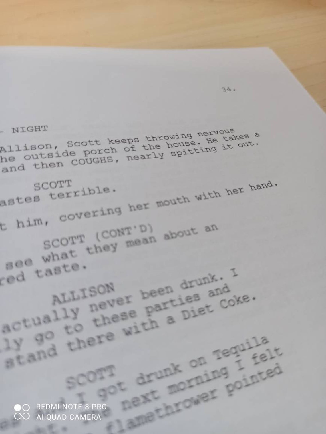 TEEN WOLF TV Script Autograph, Scott Mccall, Lydia Martin, Stiles ...