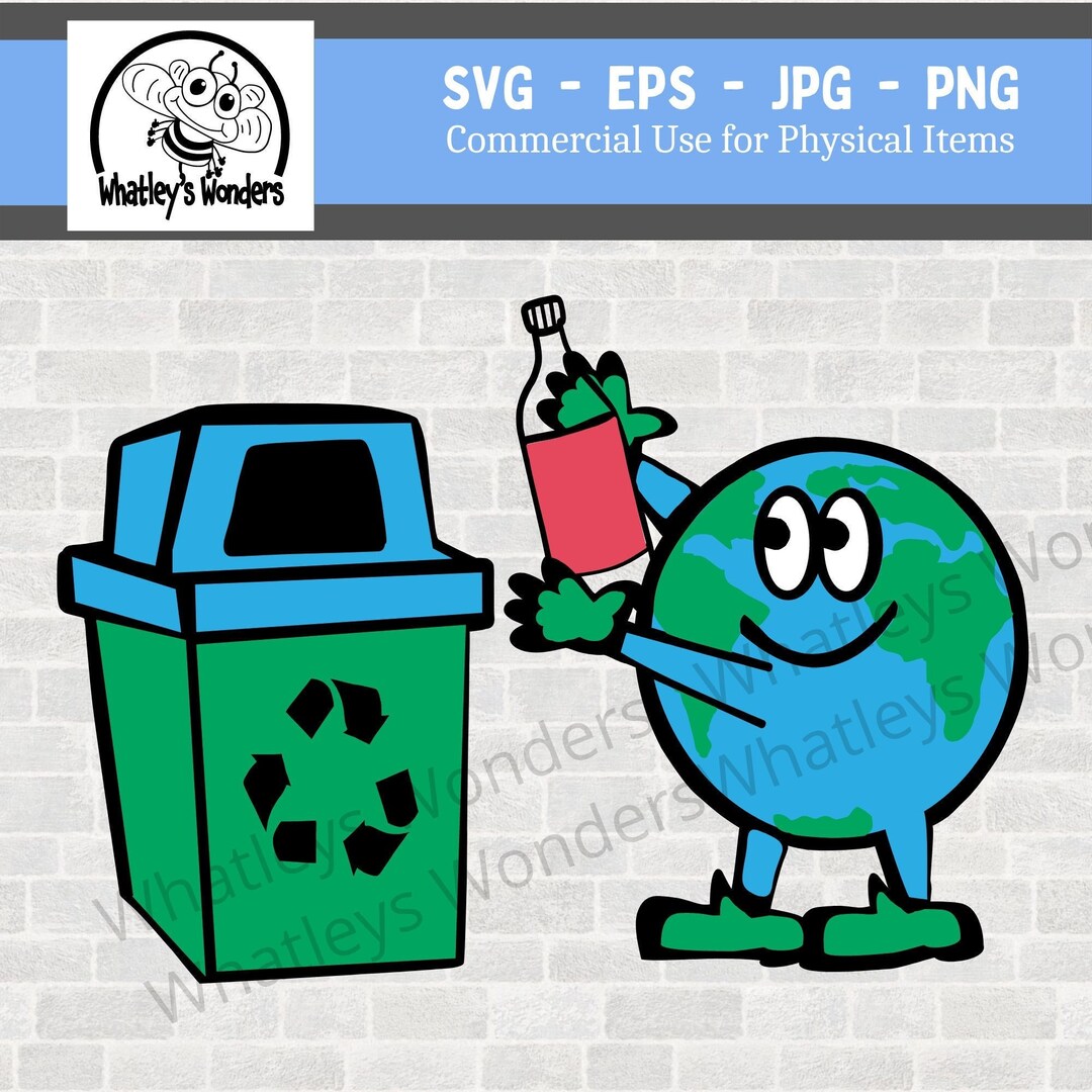 Happy Earth Day Cut File Recycle PNG Earth Day Color Svg Earth Recycle ...