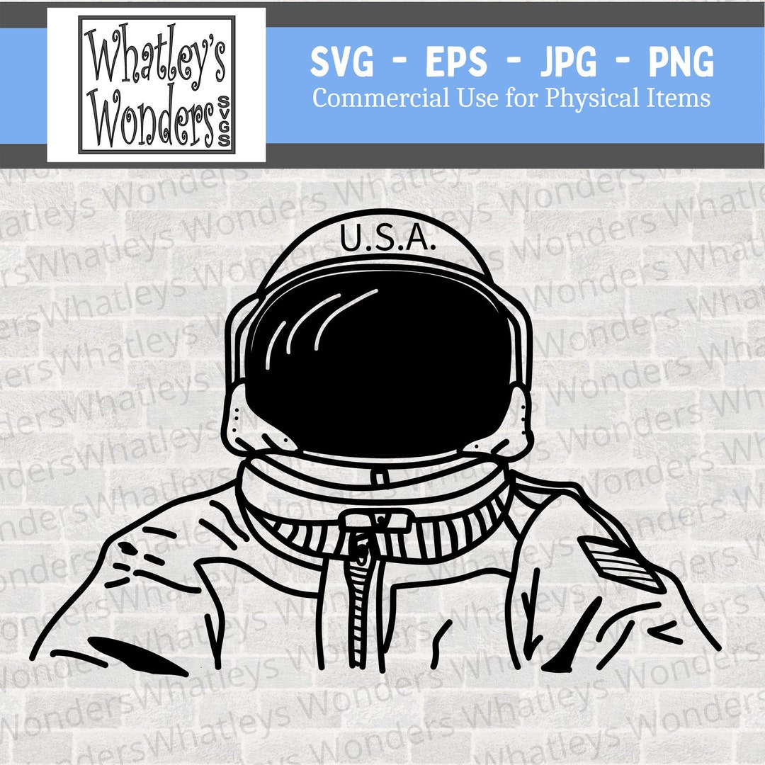 Astronaut Svg Astronaut Space Svg Astronaut Cut File Outer Space Svg ...