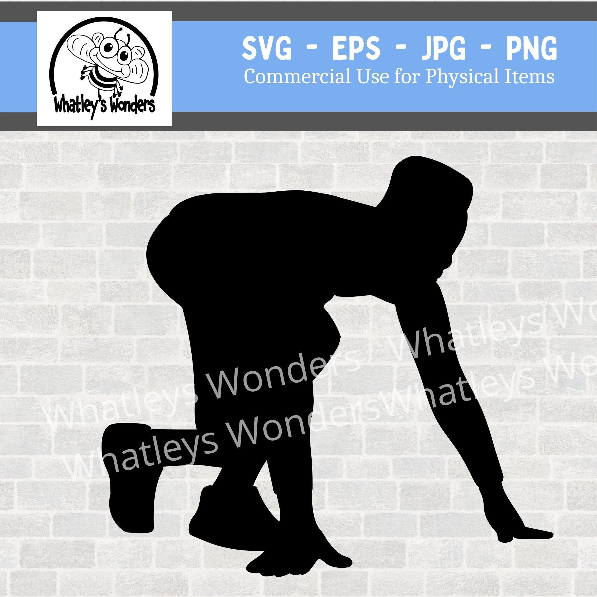 Sprinter Blocks Silhouette