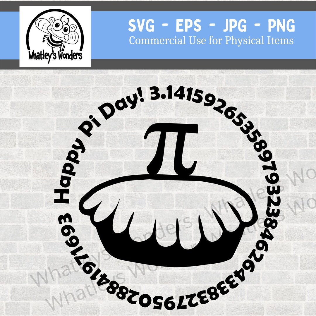 Pi Day Cut File - Happy Pi Day Svg - Math Teacher JPG - Educational Cut ...