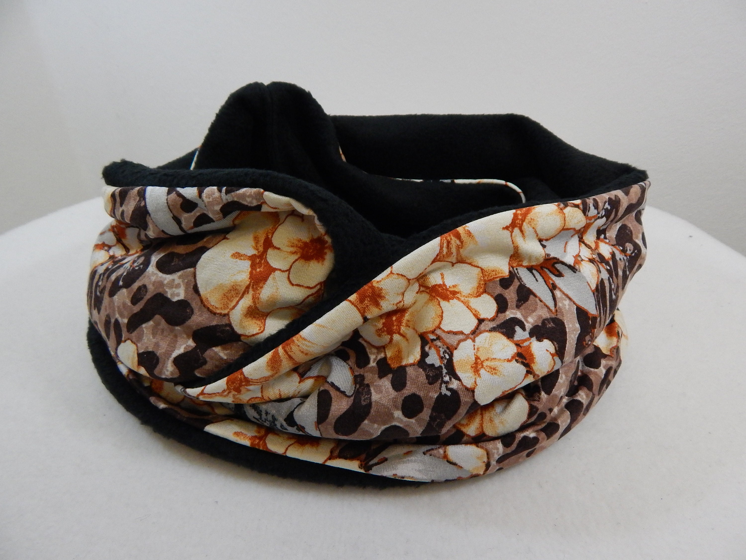 Loop Scarf, Flowers, Autumn, Wellness Scarf, Cuddly Scarf, Women's ...