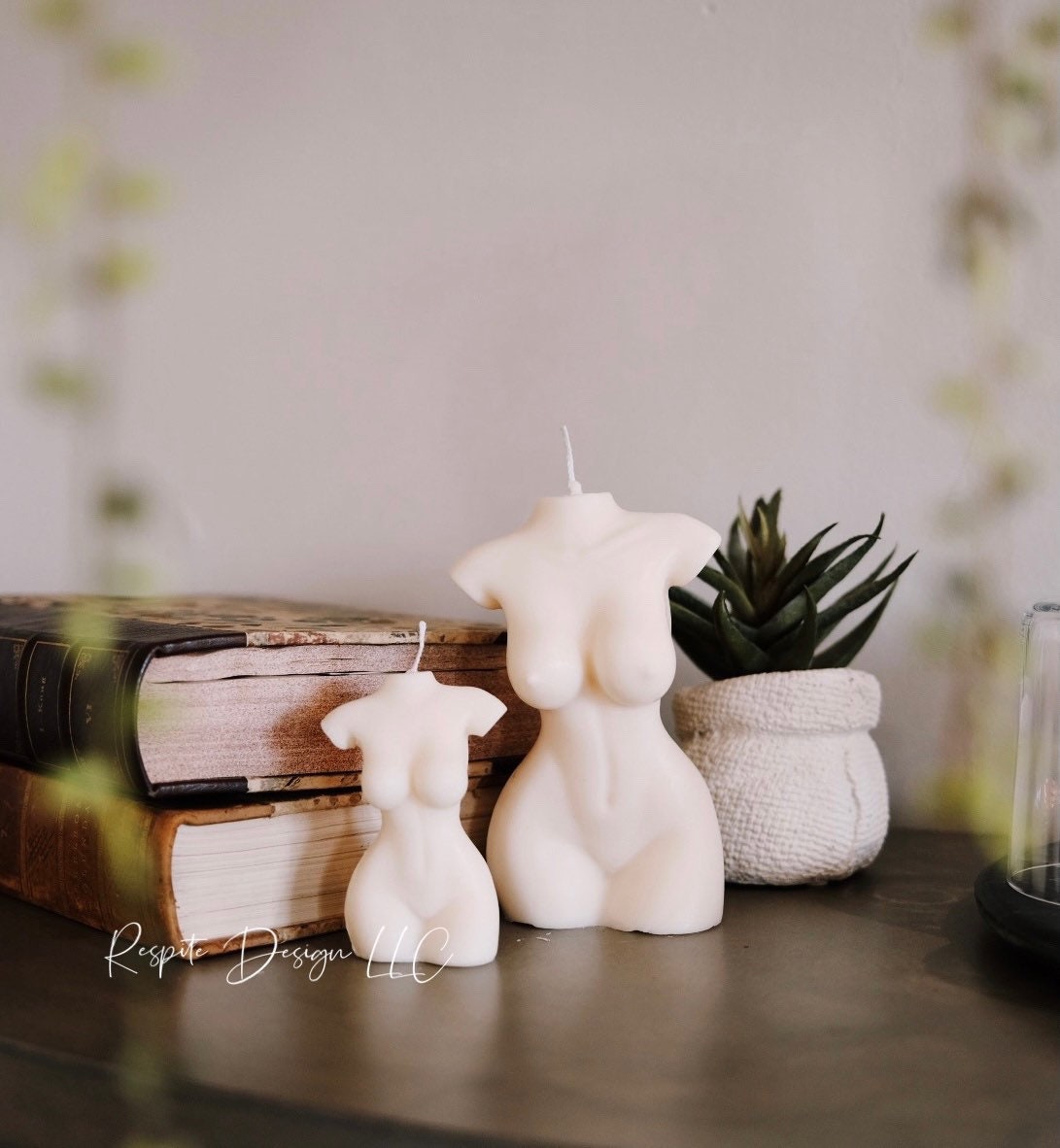 Small Female Body Torso Candle Mother's Day Venus | Etsy