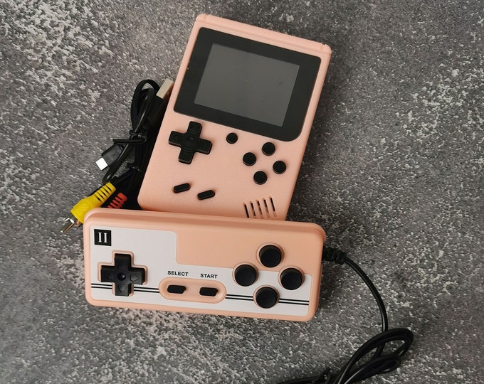 Handheld Game Consoles, Pink Portable Retro Video Game Console, Single ...