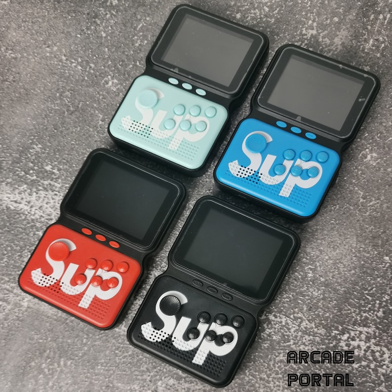Green Sup M3 Gamebox Console, Handheld Retro Arcade Game Console for ...
