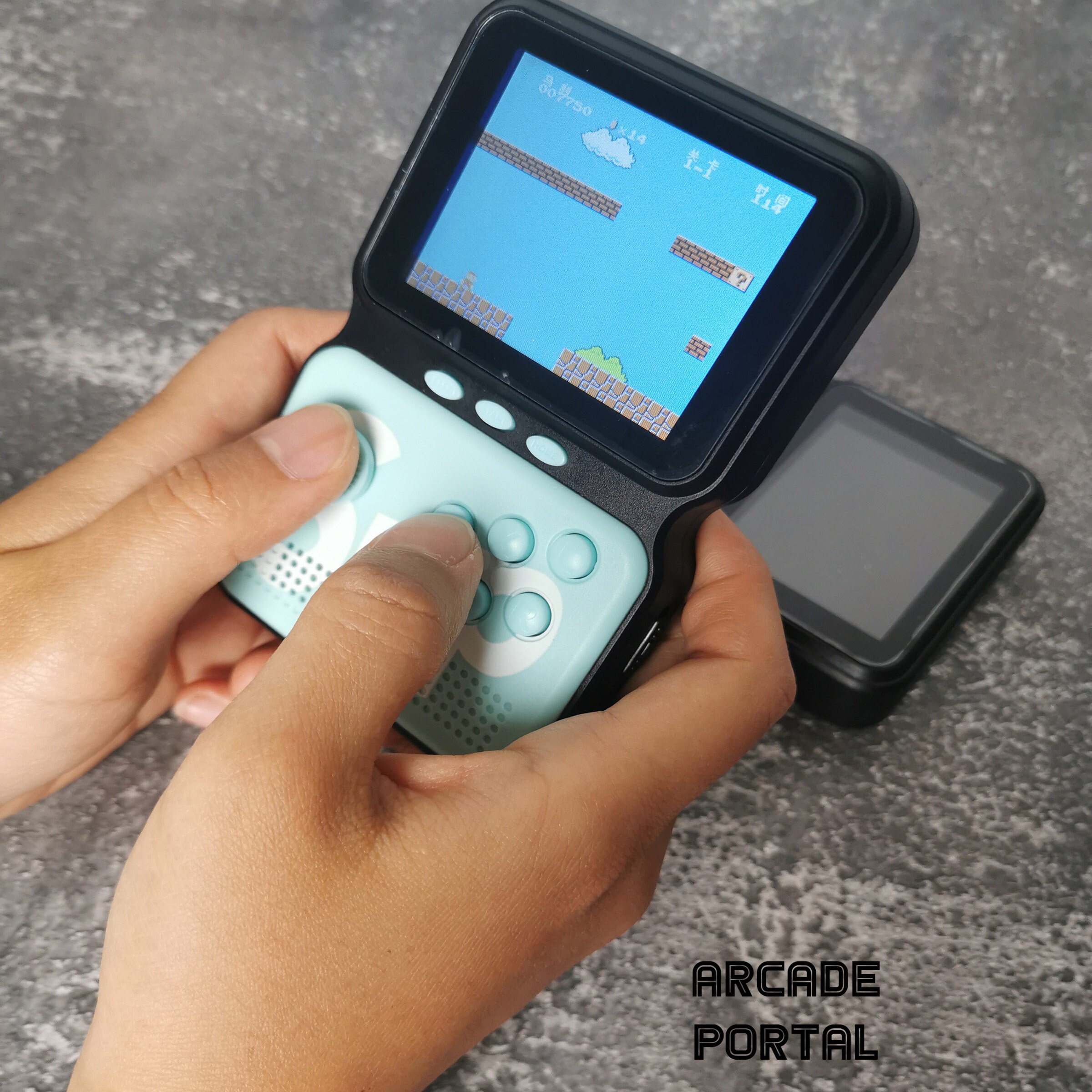 Green Sup M3 Gamebox Console, Handheld Retro Arcade Game Console for ...