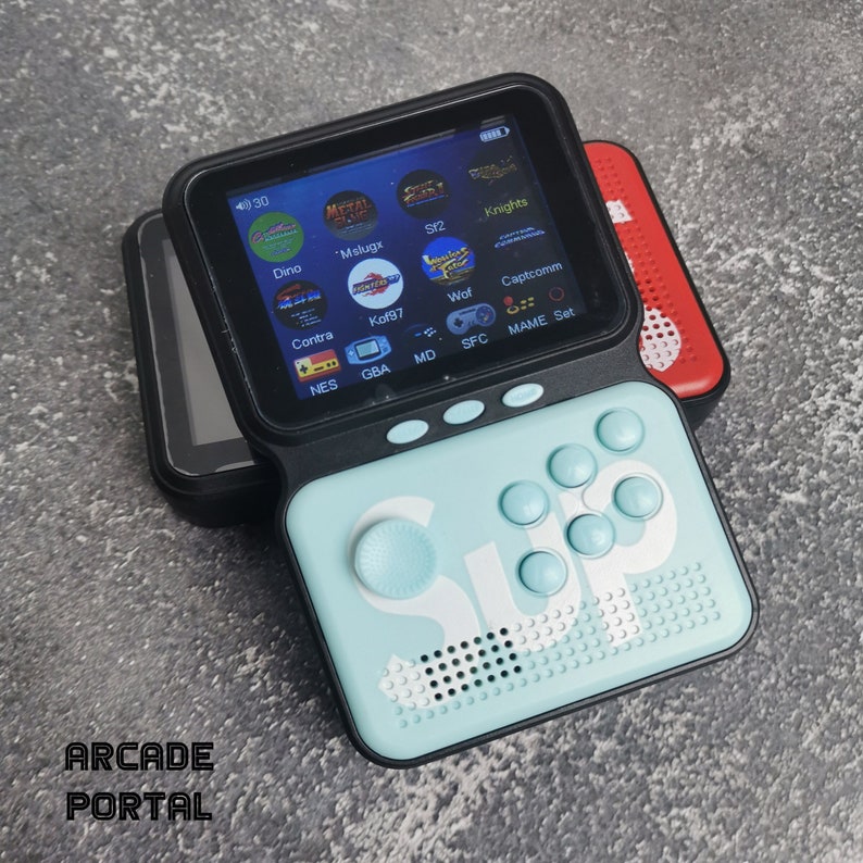 Green Sup M3 Gamebox Console, Handheld Retro Arcade Game Console for ...