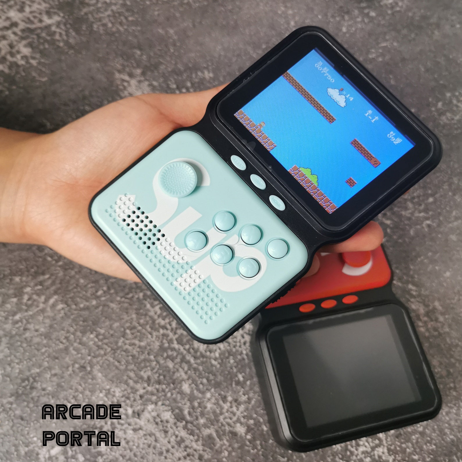 Green Sup M3 Gamebox Console, Handheld Retro Arcade Game Console for ...