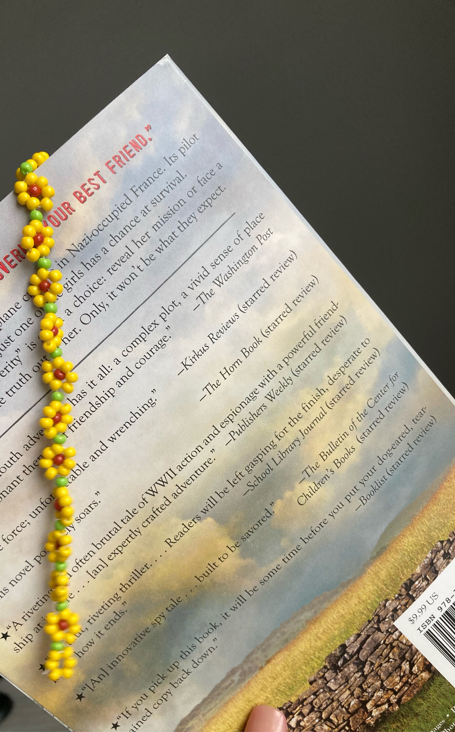 Sunflower Seed Bead Chain Bookmark - Flower Bookmark - Etsy