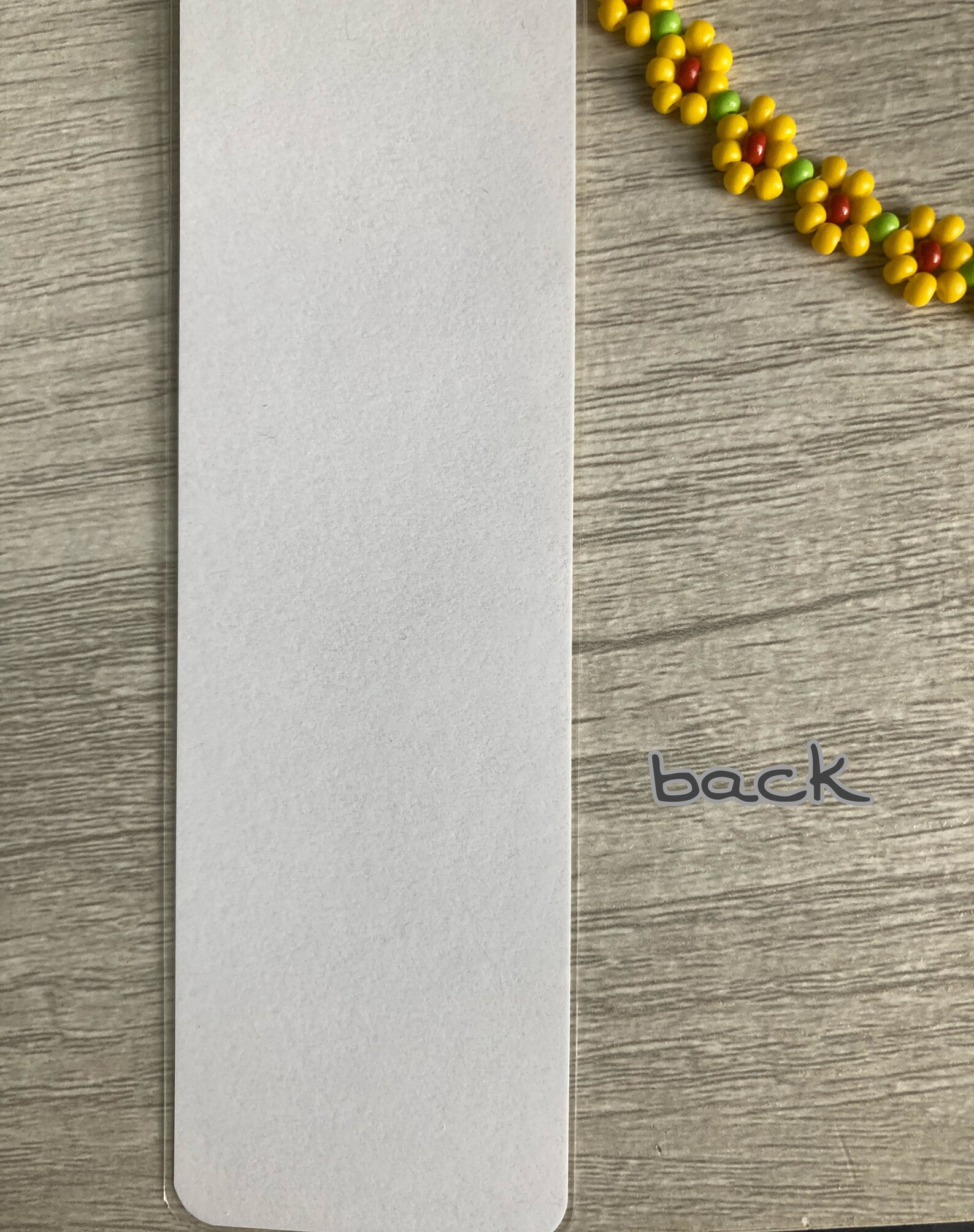 Sunflower Seed Bead Chain Bookmark - Flower Bookmark - Etsy