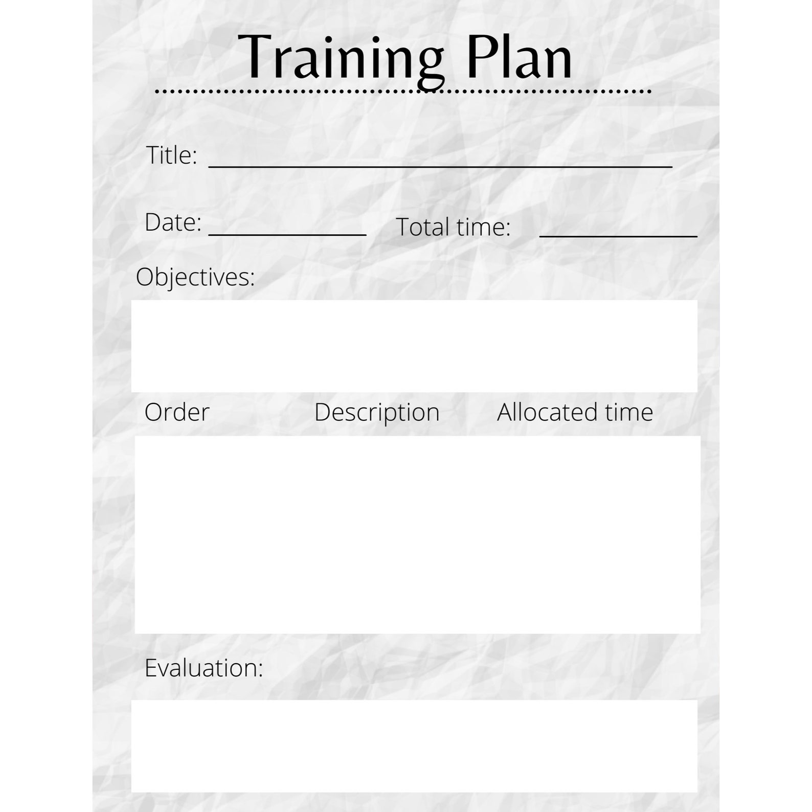 Bundle of 4 Digital Lesson/training Plan Templates for Educators ...