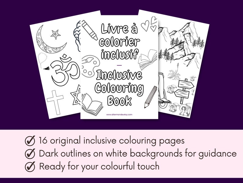 Diversity Printable Coloring Pages, Printable Inclusive 16-page ...