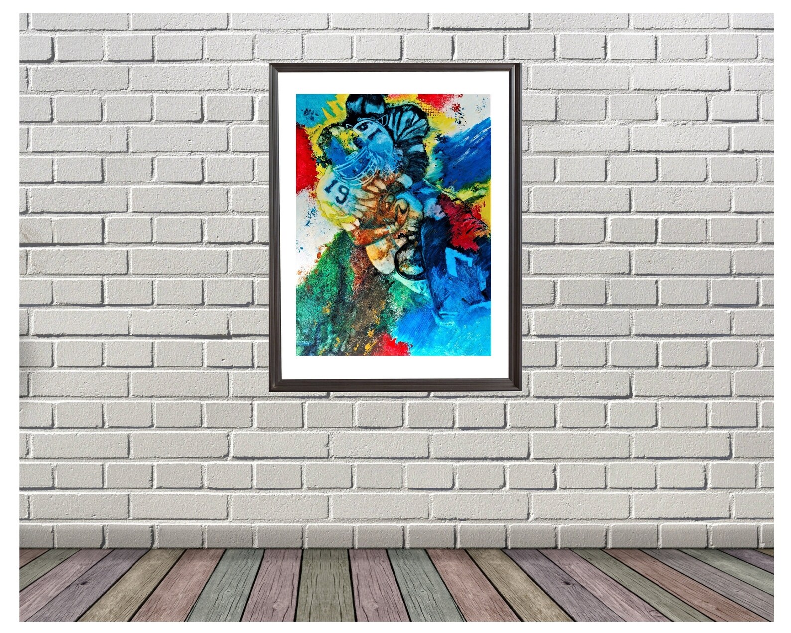 Football Art Texas Football Sports Abstract Fine Art Sports Print ...