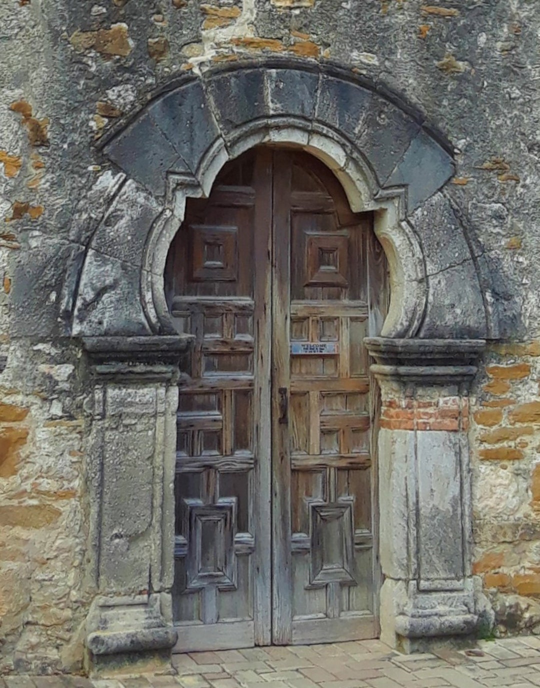 Digital Print Download, Rustic Chapel Door, Mission Espada San Antonio ...
