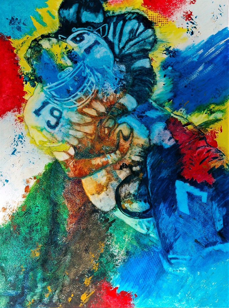 Football Art | Texas Football | Sports Abstract | Fine Art Sports Print ...