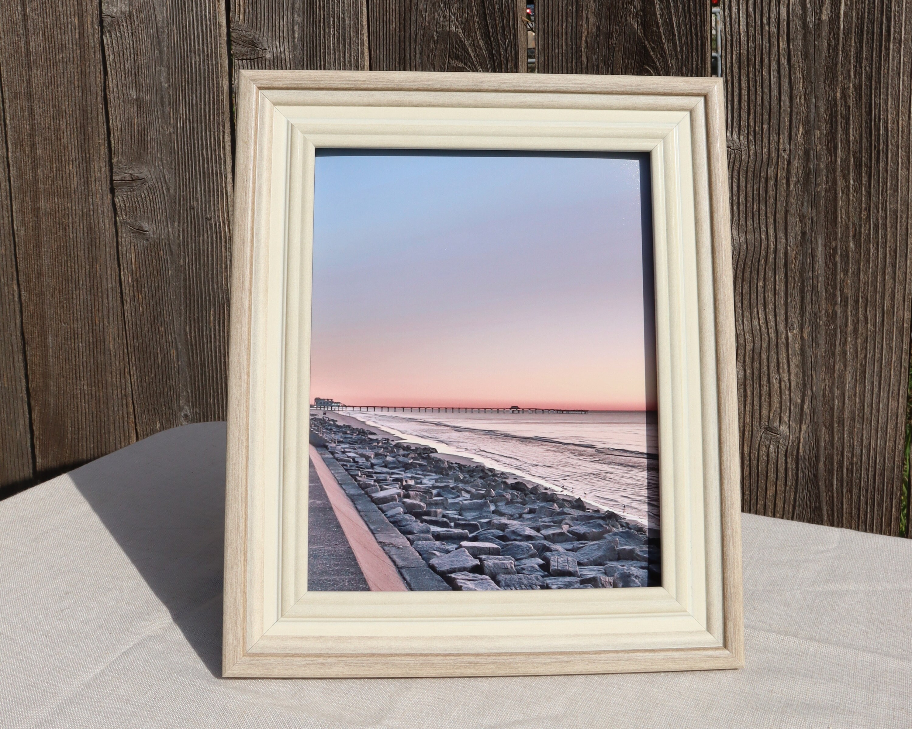 Galveston TX Seawall | Galveston Beach Sunrise | Beach Wall Art | Texas ...