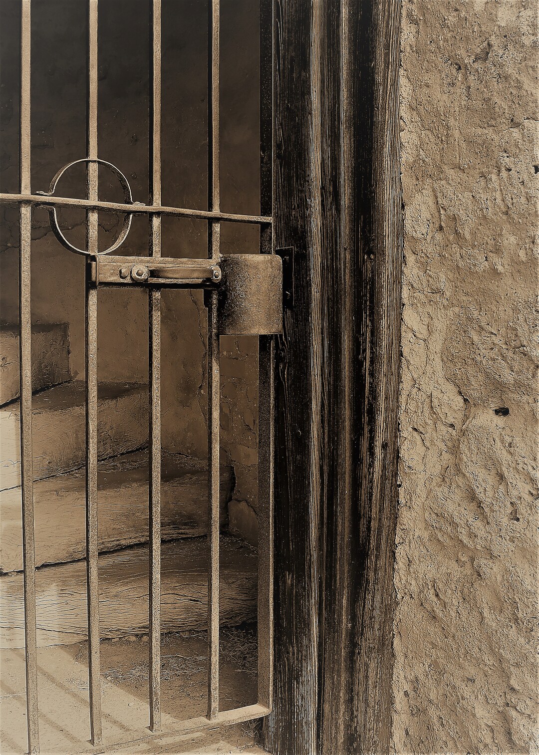 Rustic Chapel Stair Mission San Jose, San Antonio Texas Missions Rustic ...