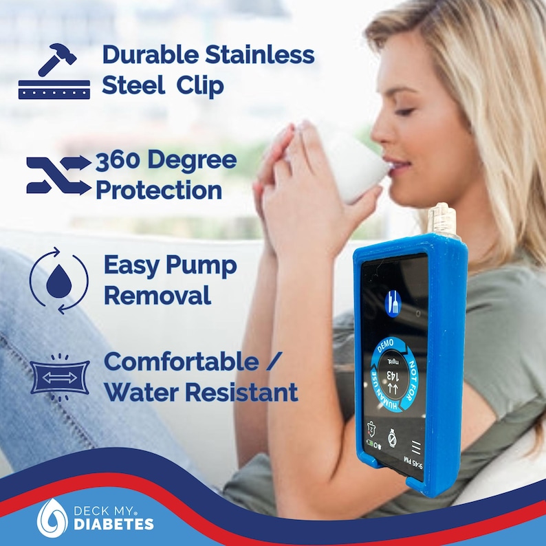 Ilet Color Pump Clip Case: Flexible, Durable, Stainless Steel Clip - Etsy