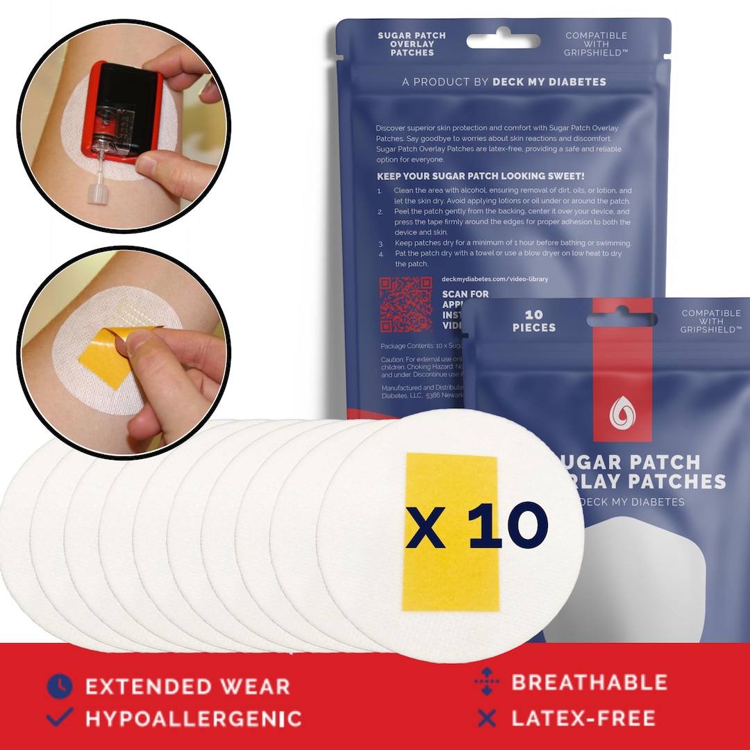 Tandem Mobi™ Sugarshield™ Patches: Hypoallergenic Adhesive Refills - Etsy