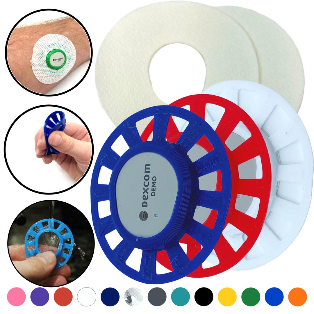 Multi-pack Dexcom G7 & Stelo Gripshield™ Bump Protector, Reusable ...