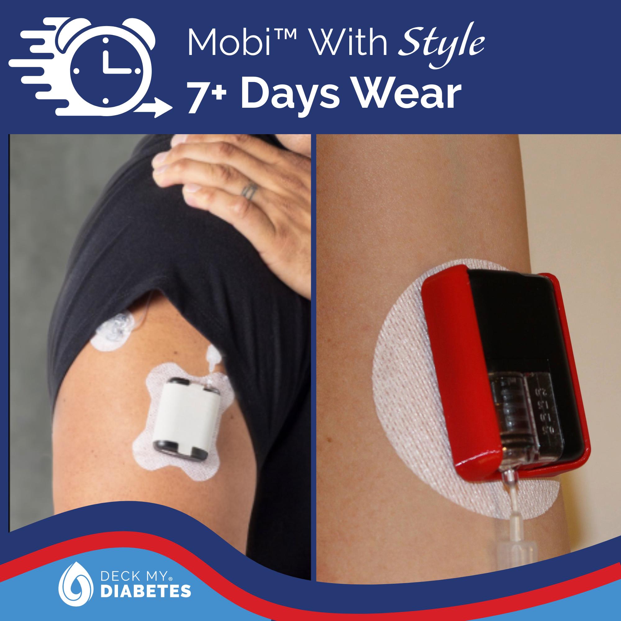 Reusable Wearable Tandem Mobi™ Pump Sugarshield™ |2 Adhesive Sugar ...