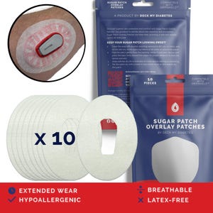 10 Pack Dexcom G6 Hypoallergenic Overlay Patches | the Sugar Patch ...