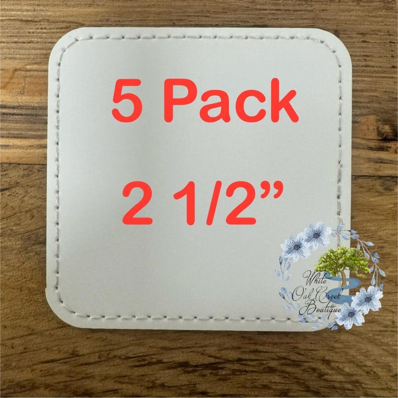 2x2 Square Leather Patch - Etsy