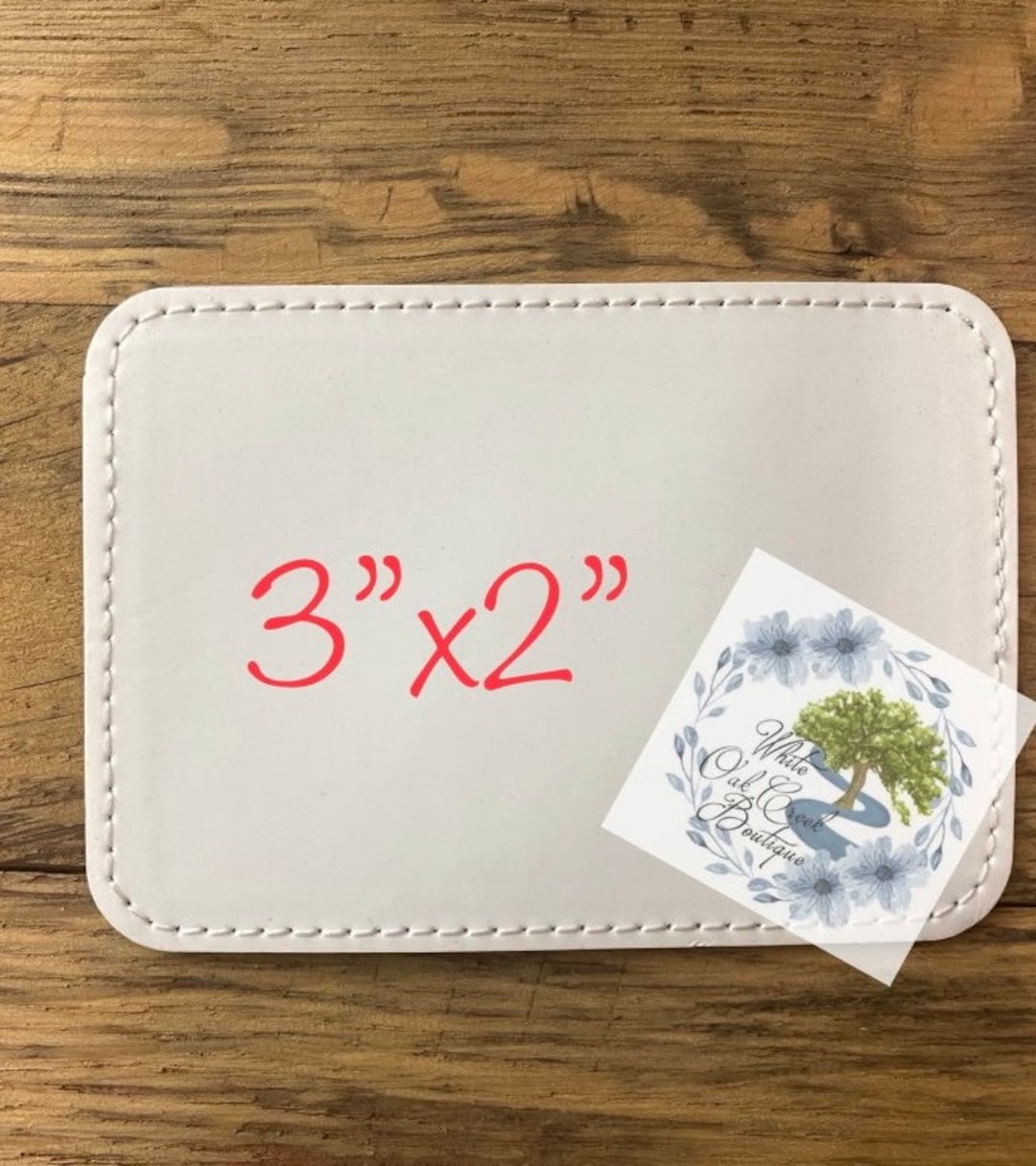 5 Pack Blank Sublimation Patches Rectangle White Faux Leather - Etsy