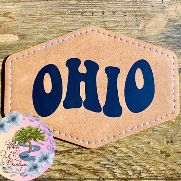 Ohio State Faux Leather - Etsy