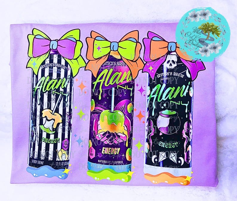 Witches Brew Alani Trio Halloween T-shirt Full Color Screen Printed ...