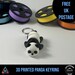 3D Printed Panda Keychain Kawaii Cute Fidget Keyring Gift - Etsy