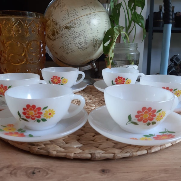 Arcopal Tea Cups - Etsy