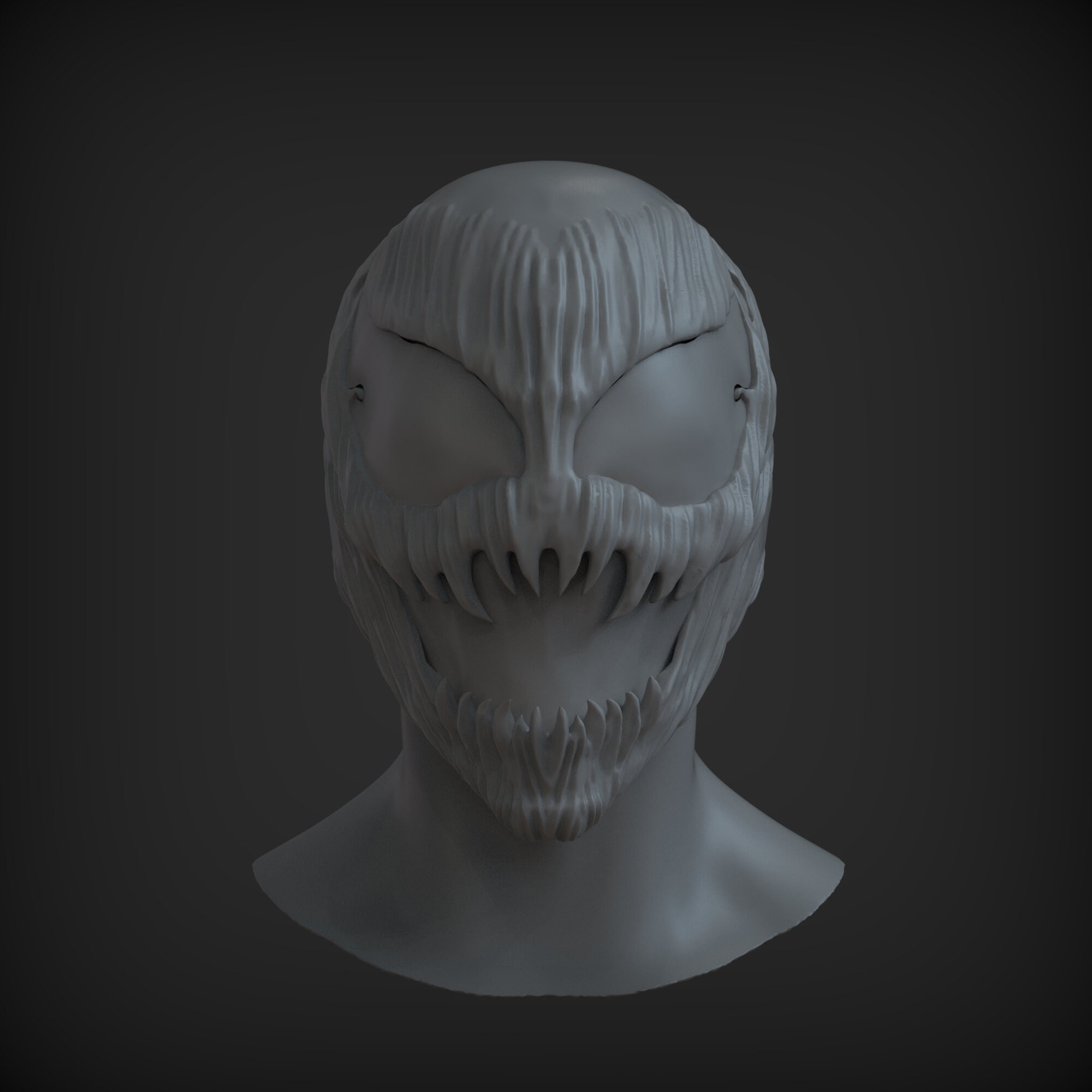PPC Scream Symbiote Face Shell V1 - Etsy
