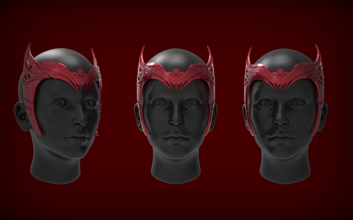 Wanda Maximoff Scarlett Witch Crown Pack 1 3D Print Files - Etsy UK
