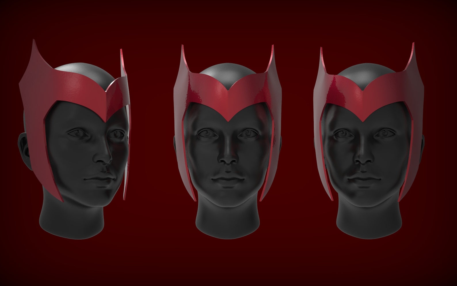 Wanda Maximoff Scarlett Witch Crown Pack 1 3D Print Files - Etsy