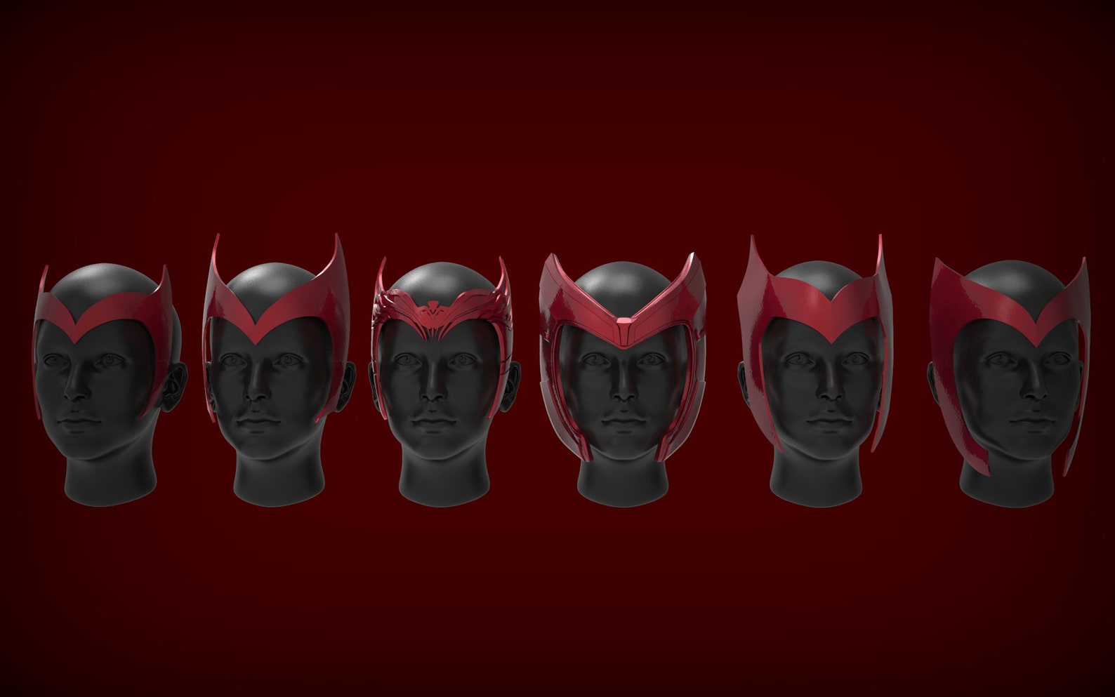 Wanda Maximoff Scarlett Witch Crown Pack 1 3D Print Files | Etsy